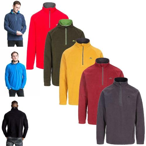 Mens Trespass Blackford Microfleece Zip Top – ek Wholesale